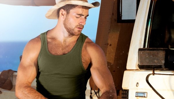 Classic Singlet Army Green Singlet - Clothing range at aussieBum