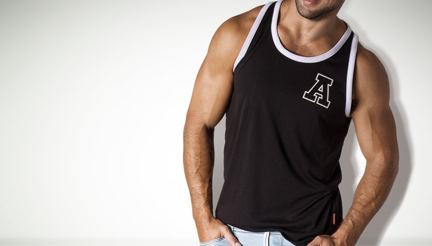 Icon Singlet Black Singlet - Clothing range at aussieBum