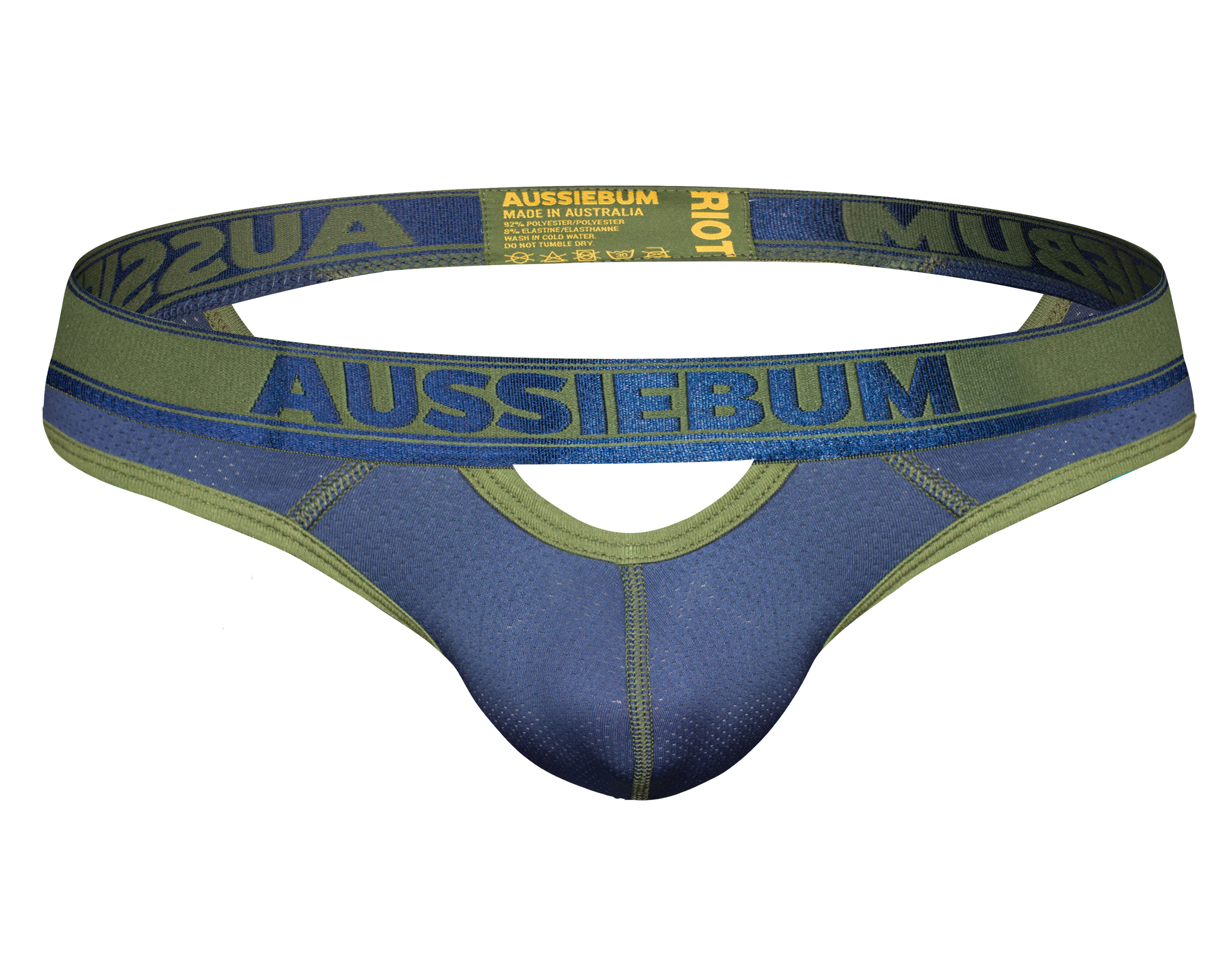 Riot Navy Blue Jock - Underwear range at aussieBum