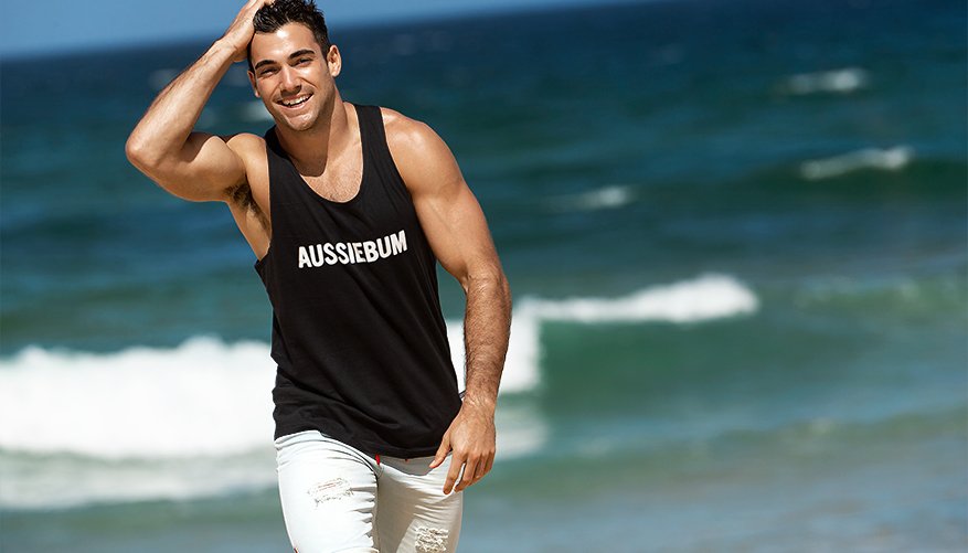 Classic Workout Black Singlet - Clothing range at aussieBum
