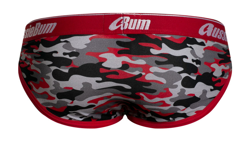 CottonSoft Camo Red Brief - Underwear range at aussieBum