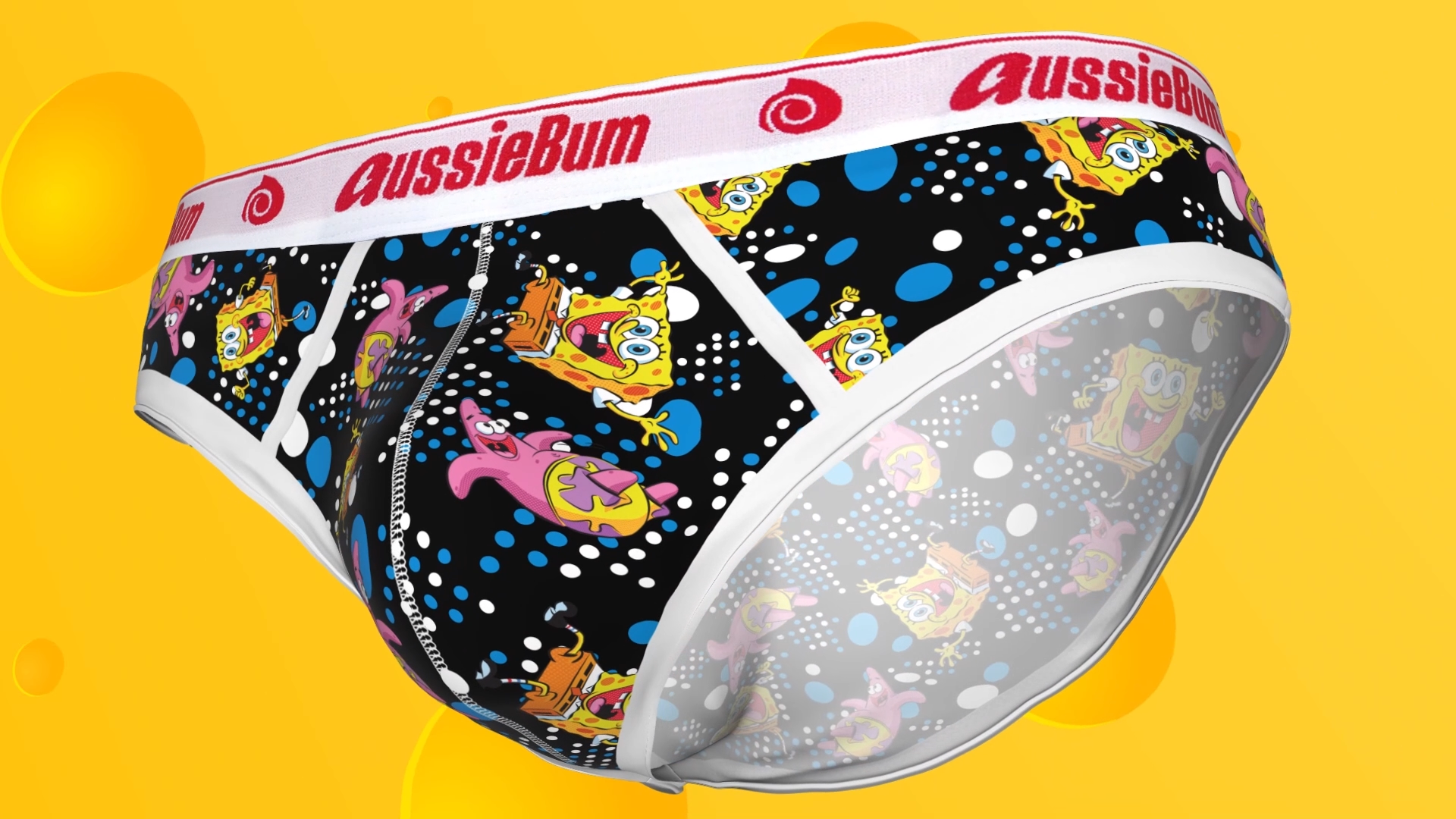 SpongeBob Black Brief - Underwear range at aussieBum