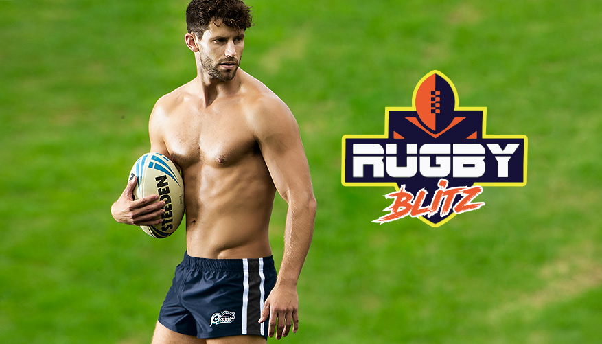 Rugby Blitz Navy Black Shorts - Clothing range at aussieBum