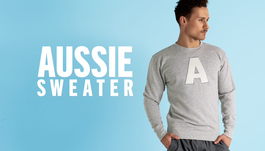 aussieSweater Greymarle Jumper - Clothing range at aussieBum