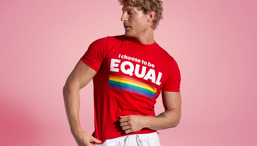 Pride Australia Equal Multicolor Tshirt - Clothing range at aussieBum