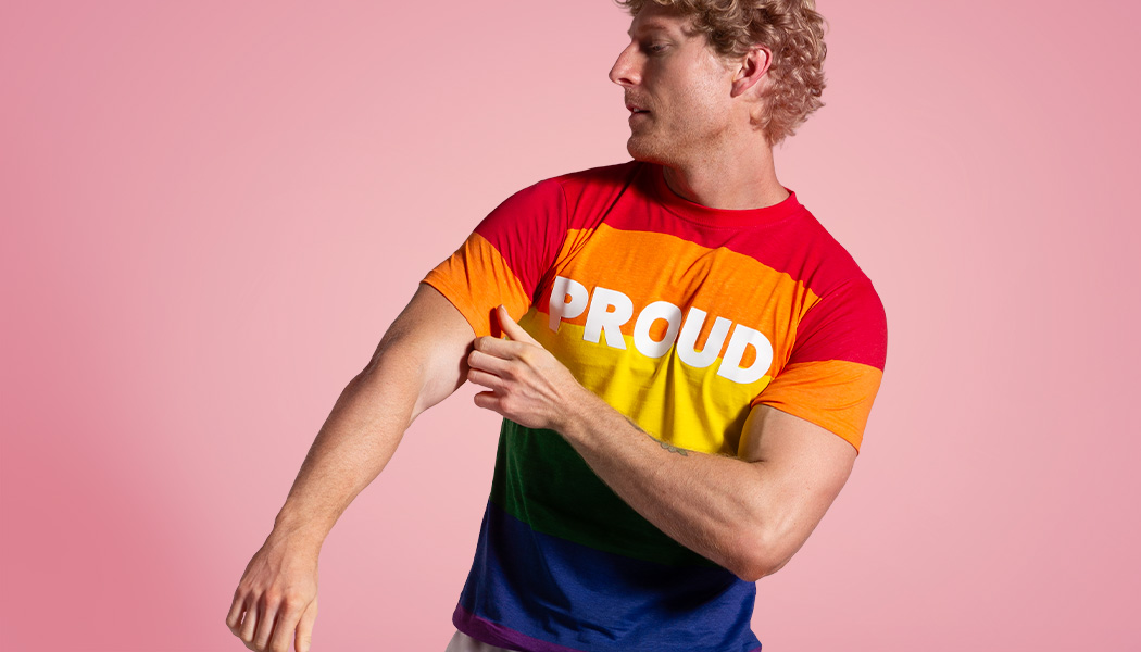 Pride Australia Proud Multicolor Tshirt - Clothing range at aussieBum