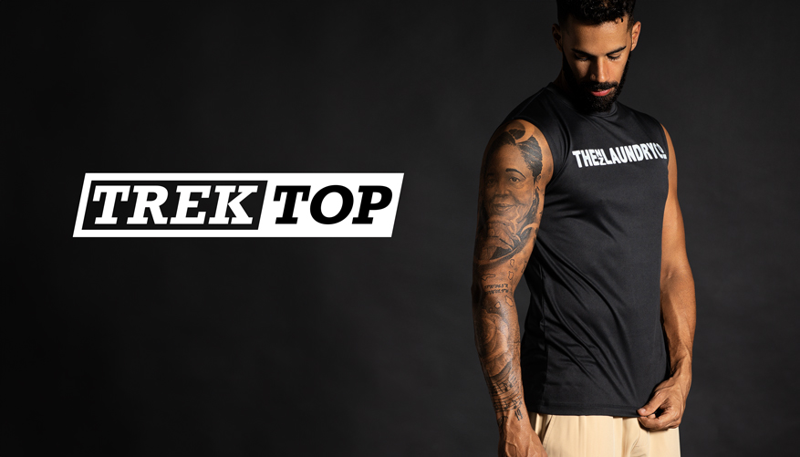 NZLC Trek Top Singlet Black Singlet - Clothing range at aussieBum