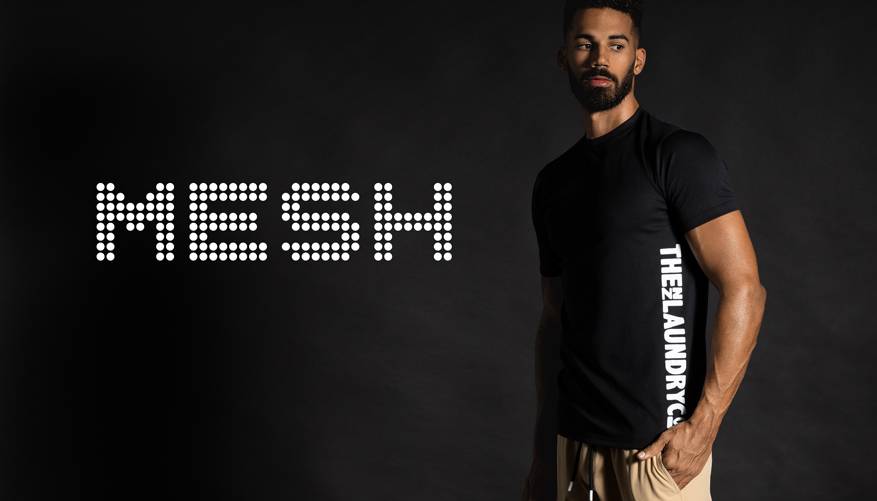 NZLC Mesh T-Shirt Black TShirts - Clothing range at aussieBum