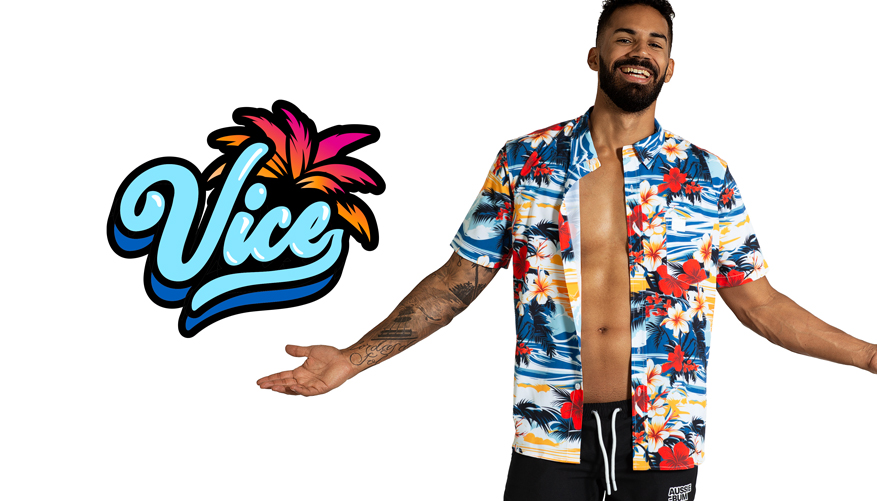 Vice Red Shirts - Clothing range at aussieBum