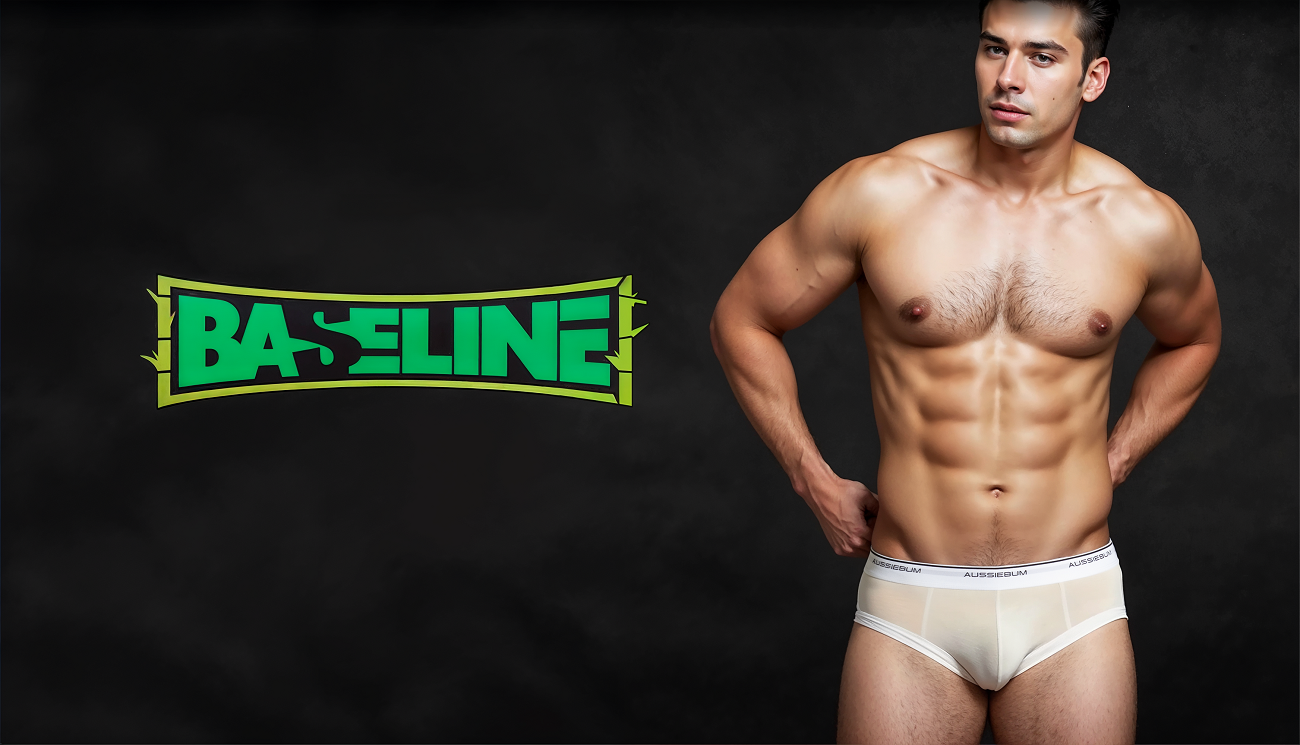 BASELINE Beige Brown Brief - Underwear range at aussieBum