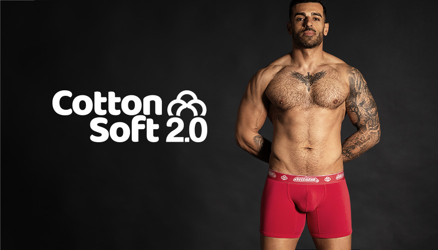 CottonSoft 2.0 Red Hipster - Underwear range at aussieBum