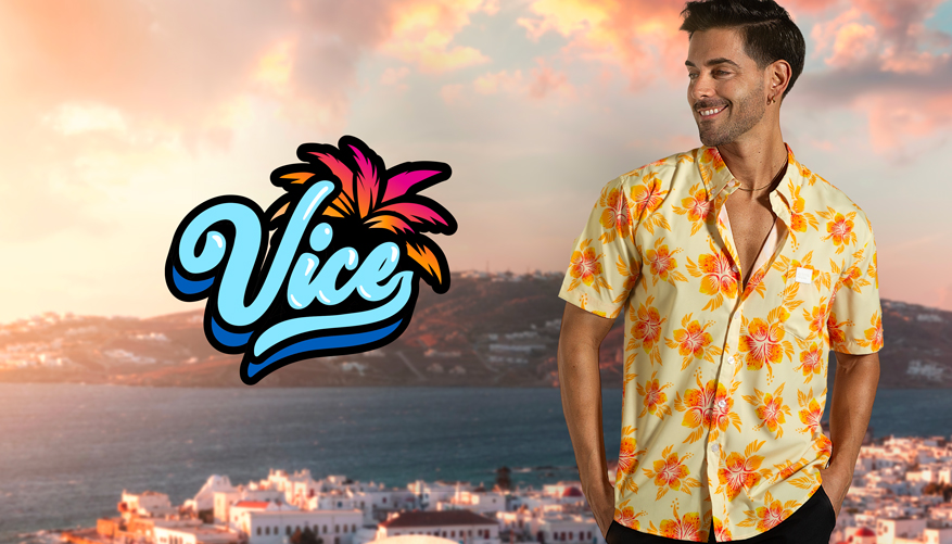 Vice Yellow Shirts - Clothing range at aussieBum